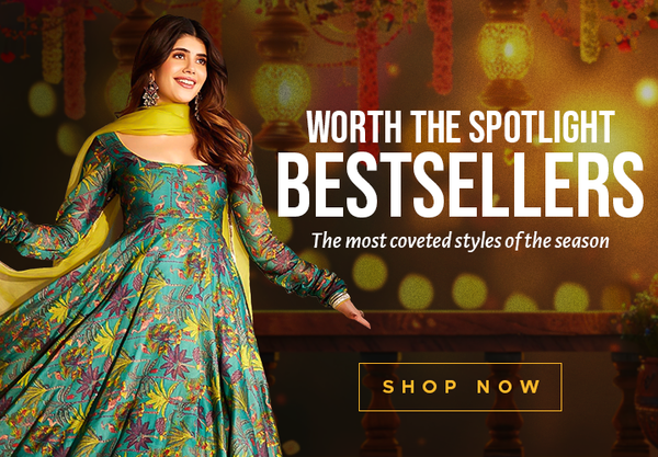 Ethnic Wear - Buy Indian Ethnic Wear for Women & Girls Online - Aachho