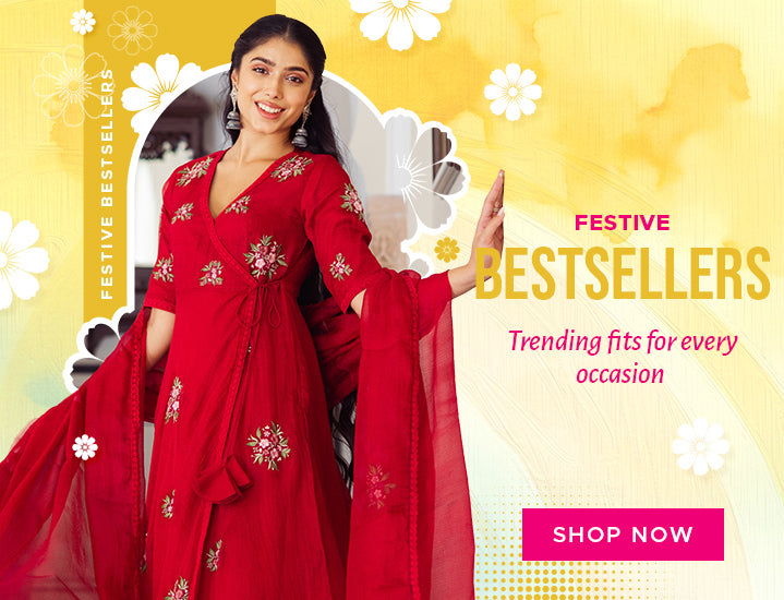 Ethnic Wear - Buy Indian Ethnic Wear for Women & Girls Online - Aachho