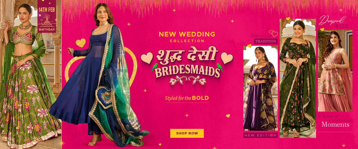 Ethnic Wear - Buy Indian Ethnic Wear for Women & Girls Online - Aachho