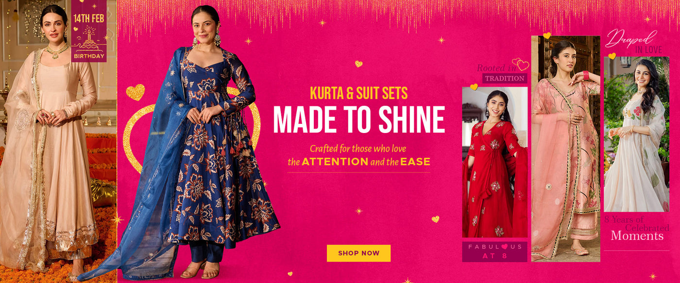 Ethnic Wear - Buy Indian Ethnic Wear for Women & Girls Online - Aachho